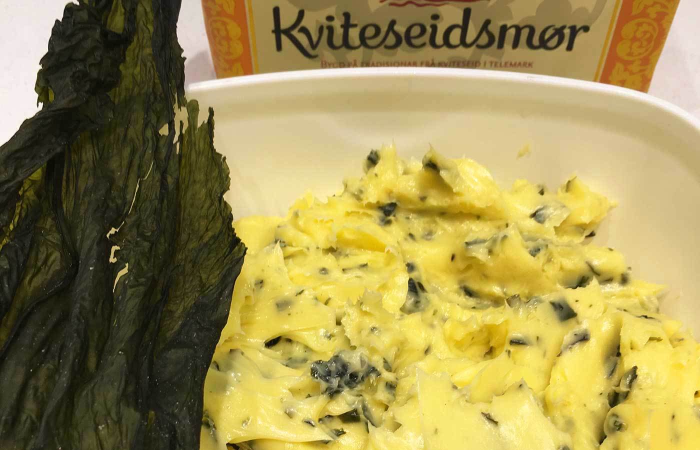 Kviteseidsmør med tang eller tare - Ting med Tang